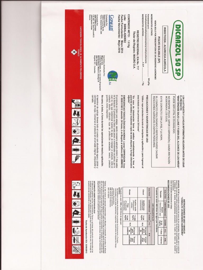 Dicarzol 50 SP | PDF