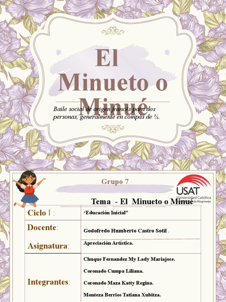 El Minué | PDF | Música clásica | Formas musicales