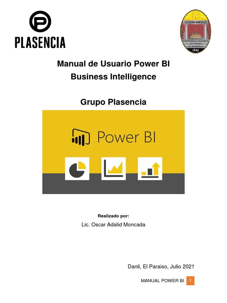 Manual de Usuario Power BI | PDF | Microsoft Excel | Microsoft Azure