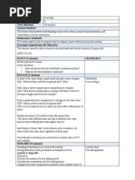 Lesson Plan in Projectile Motion | PDF | Physics | Mechanical Engineering