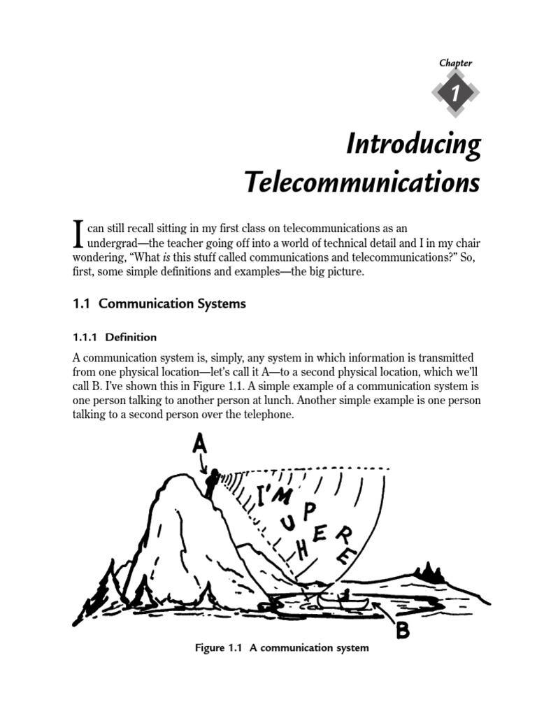 Introduction To Communication Lecture Note | PDF | Communications ...