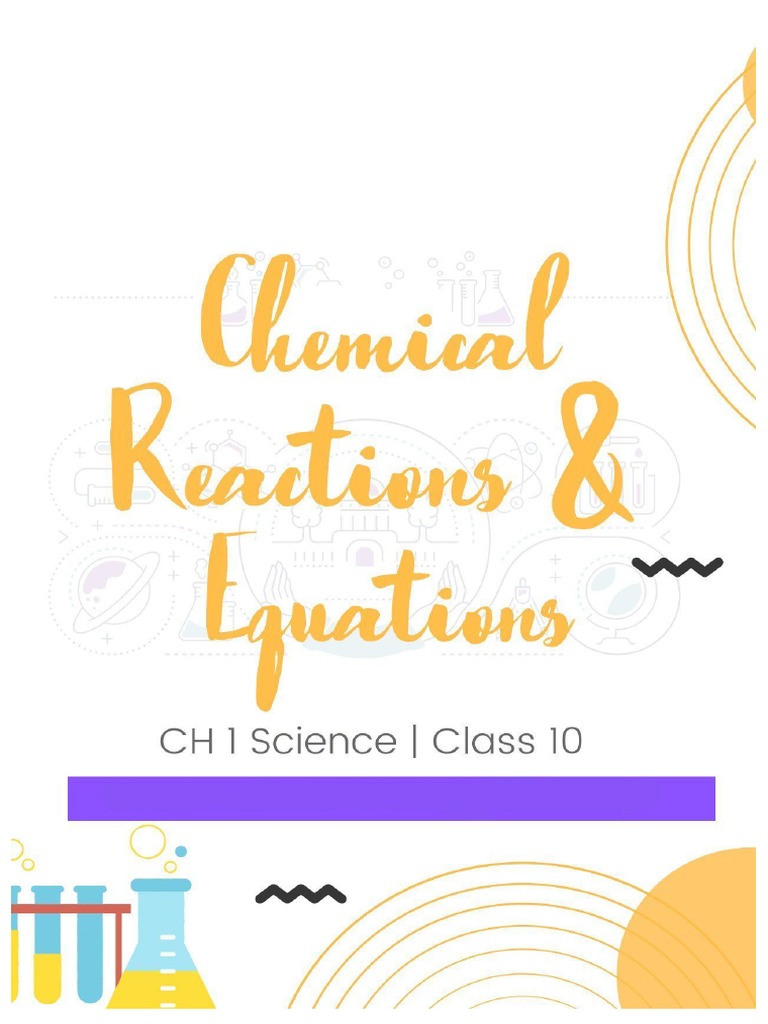 Chemical Reactions & Equations PYQs | PDF