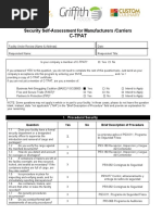 Audit C-TPAT (Checklist) | PDF