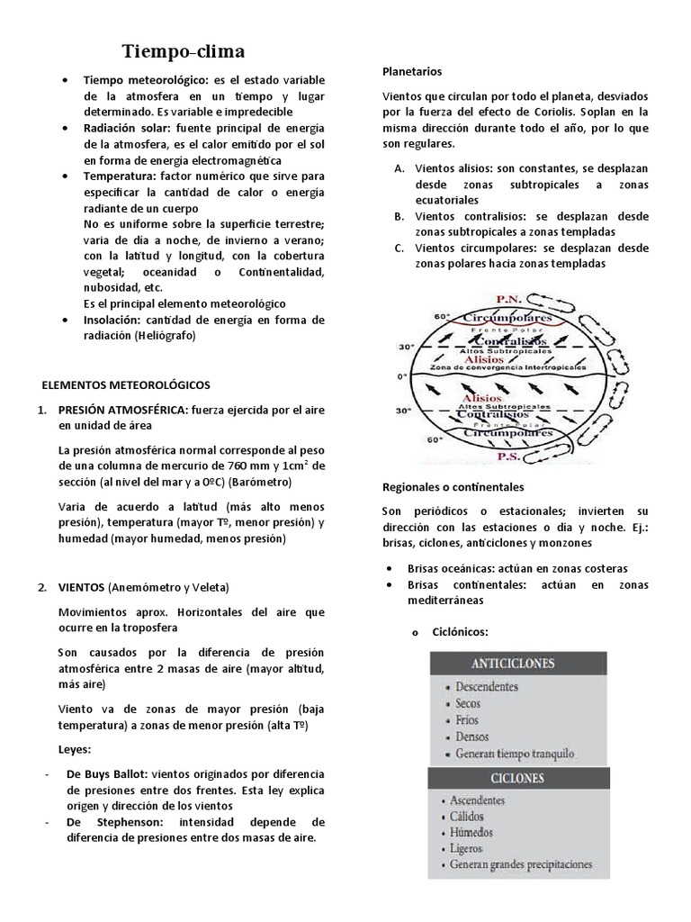 Tiempo y Clima | PDF | Herida | Clima