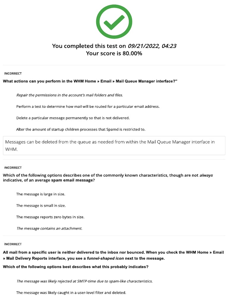 Final Exam Mail | PDF