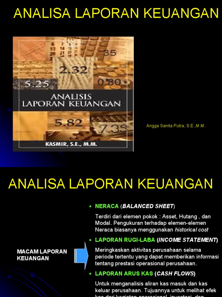Analisa Laporan Keuangan | PDF | Pengelolaan Keuangan & Uang
