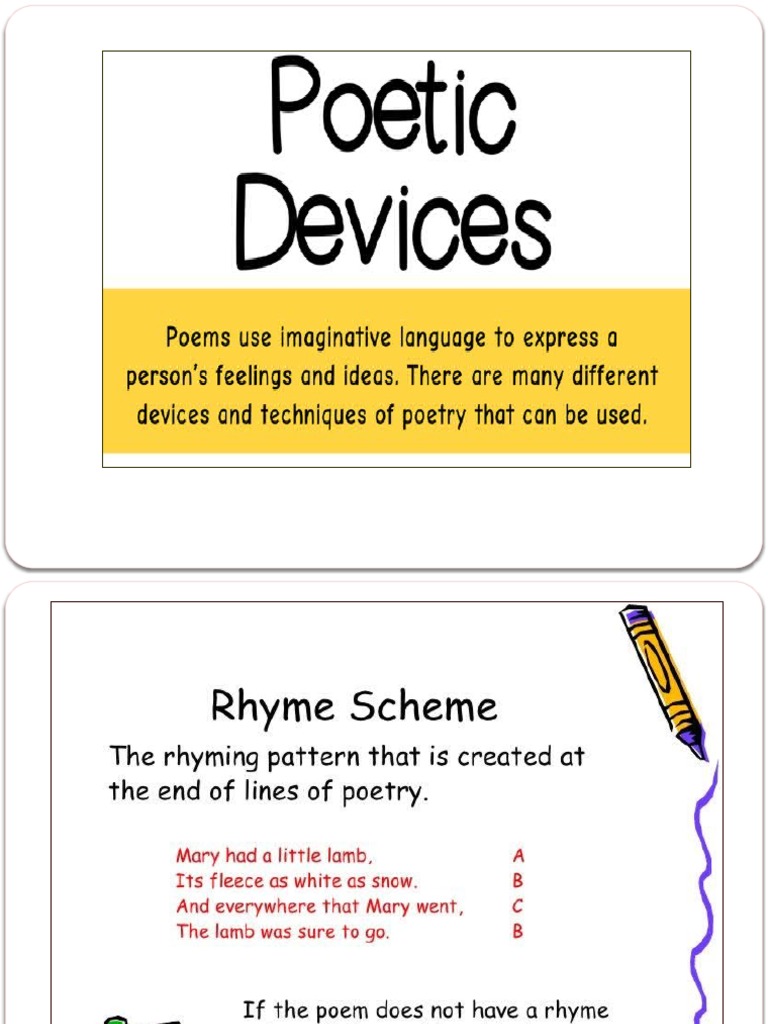 Poetic Devices | PDF