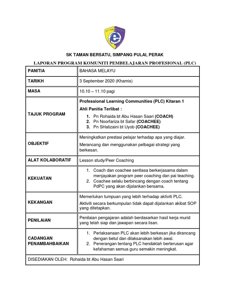 Laporan PLC BM | PDF