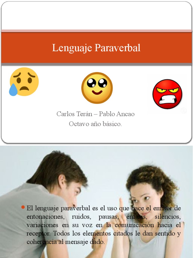 Lenguaje Paraverbal | PDF