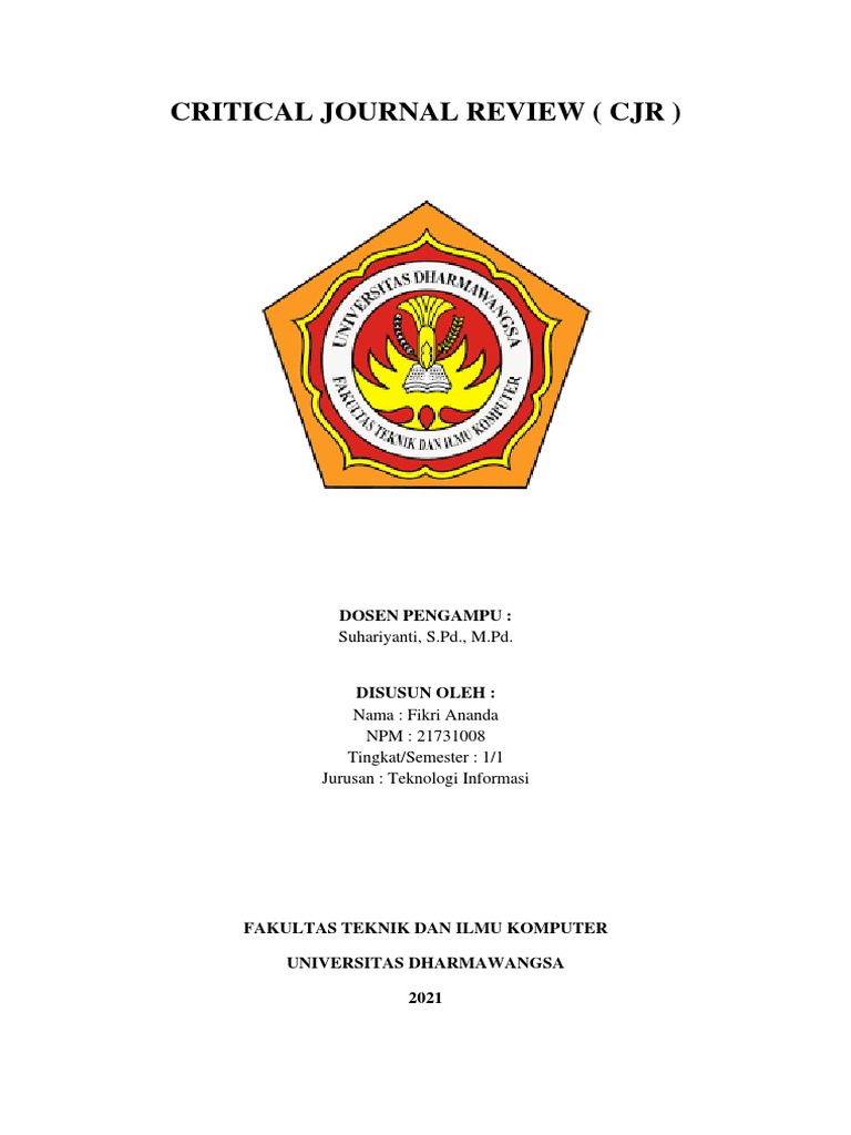Critical Journal Review (CJR) : Dosen Pengampu | PDF