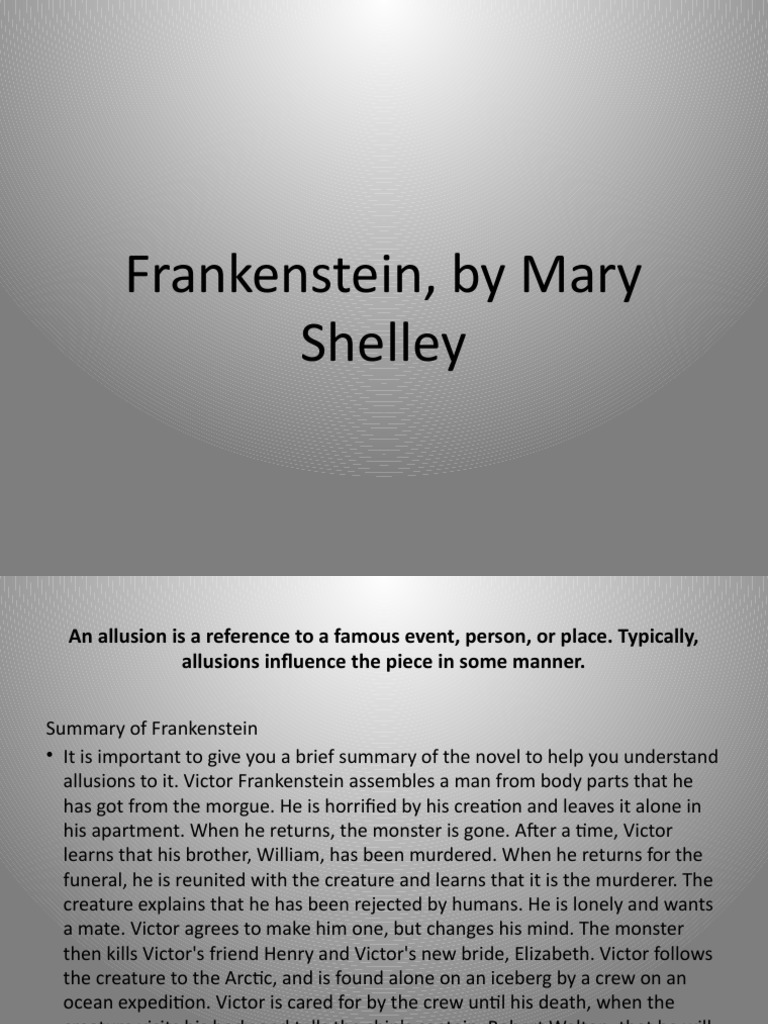 Frankenstein Sympathy Quotes Frankenstein Essay | PDF | Frankenstein