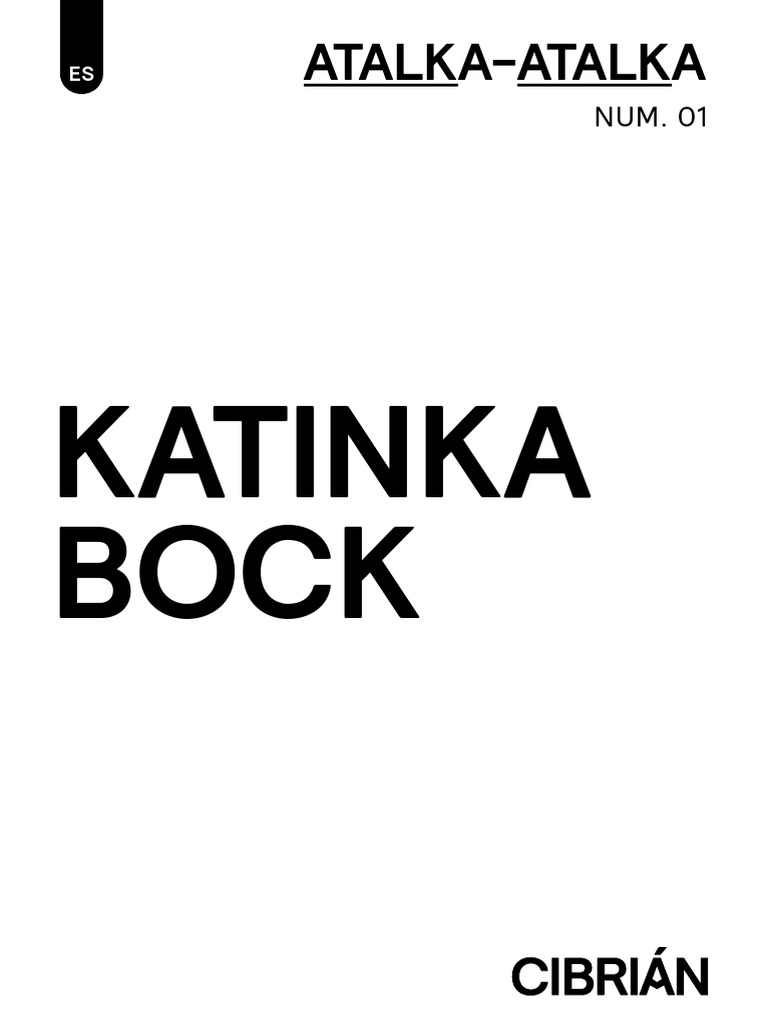 Katinka Bock | PDF | Museo
