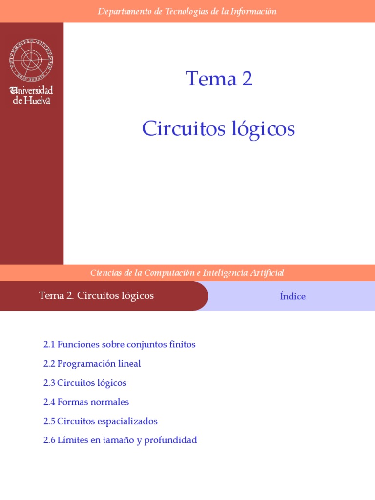 Circuitos Logicos | PDF | Puerta lógica | Linealidad