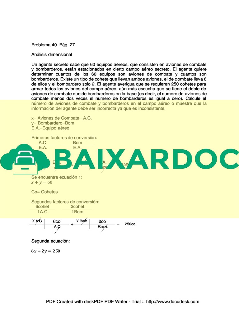 Pag 27 Ejerc 40 | PDF | Aviación | Aeronave