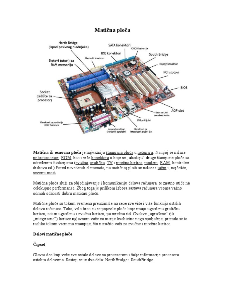 Maticna Ploca | PDF