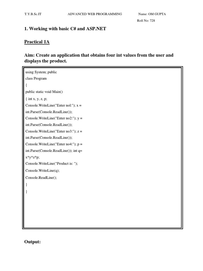 728 - Om Gupta - AWP | Download Free PDF | Software Engineering | Programming Paradigms