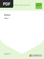 Cambridge Lower Secondary Science 0893 Curriculum Framework | PDF
