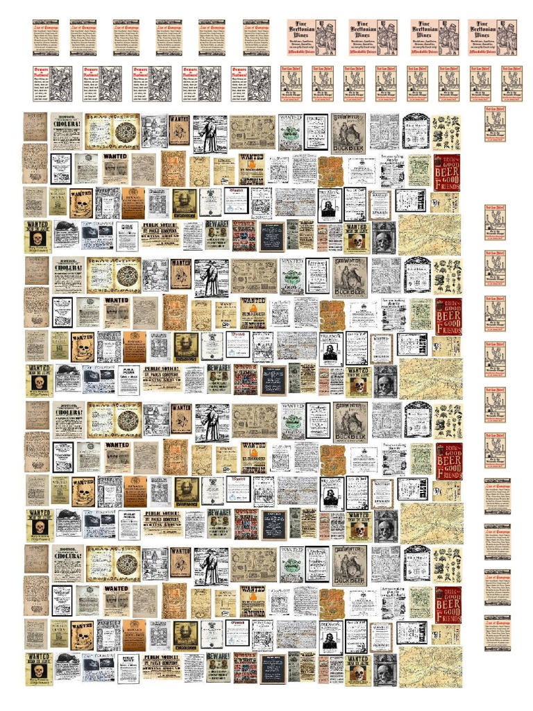 Miniature Fantasy Posters | PDF