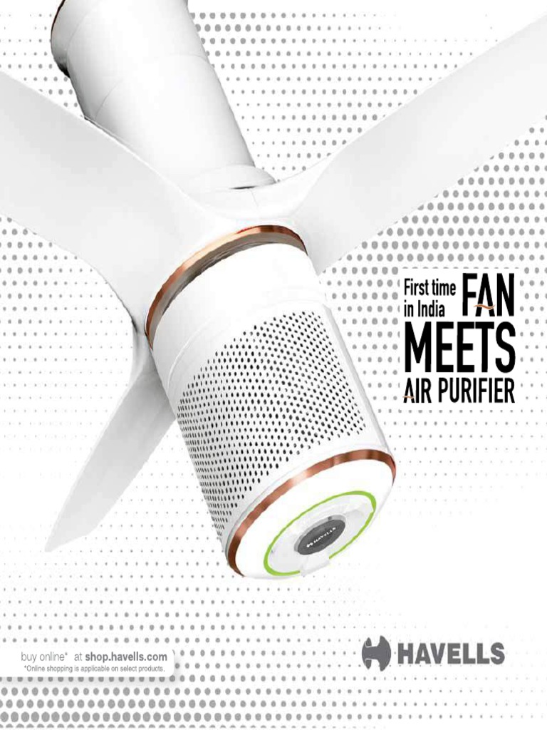 Havells Fans Catalogue | PDF | Internet Of Things | Blade