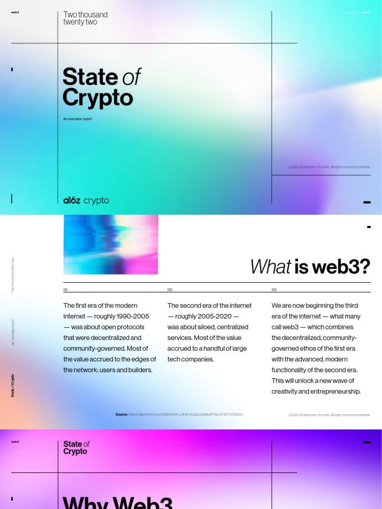 State of Crypto 2022 - A16z Crypto | PDF | Investing | Cryptocurrency