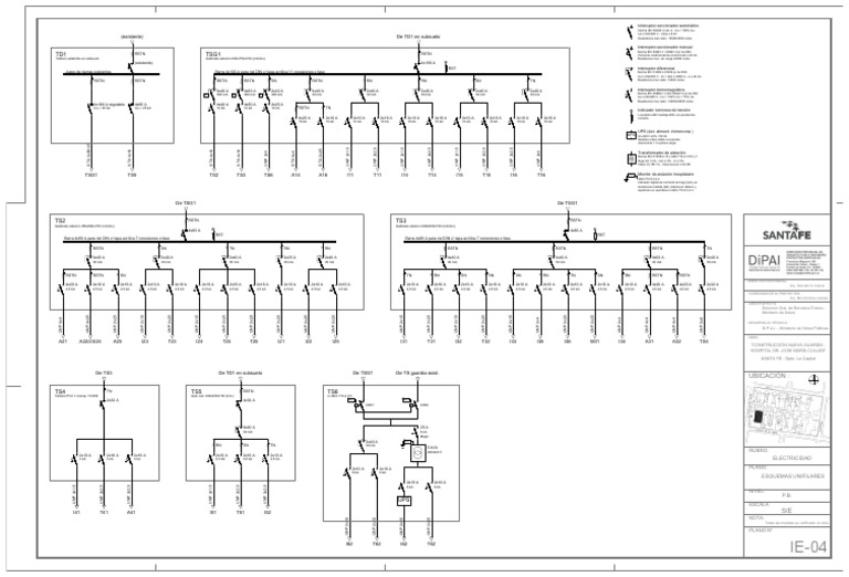 IE04 - Esquemas Unifilares | PDF | Equipo eléctrico | Electricidad