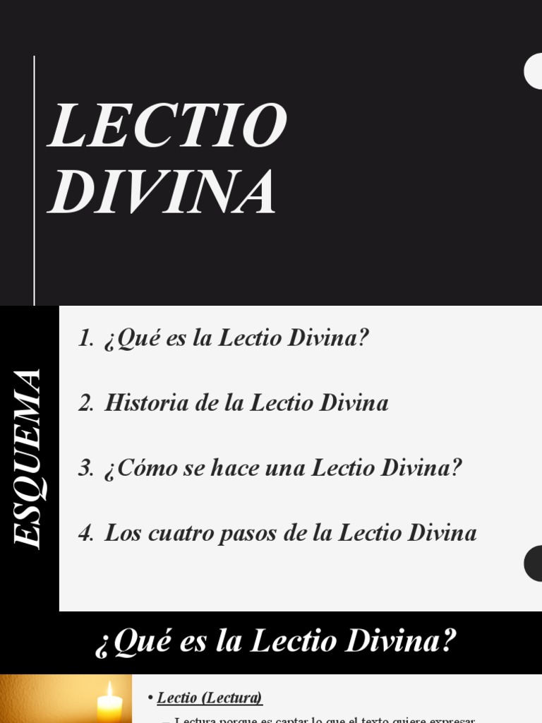 Lectio Divina | PDF | Lectio Divina | Biblia