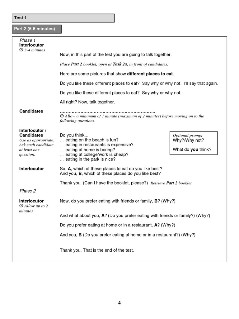 A2 Key SAMPLE | PDF