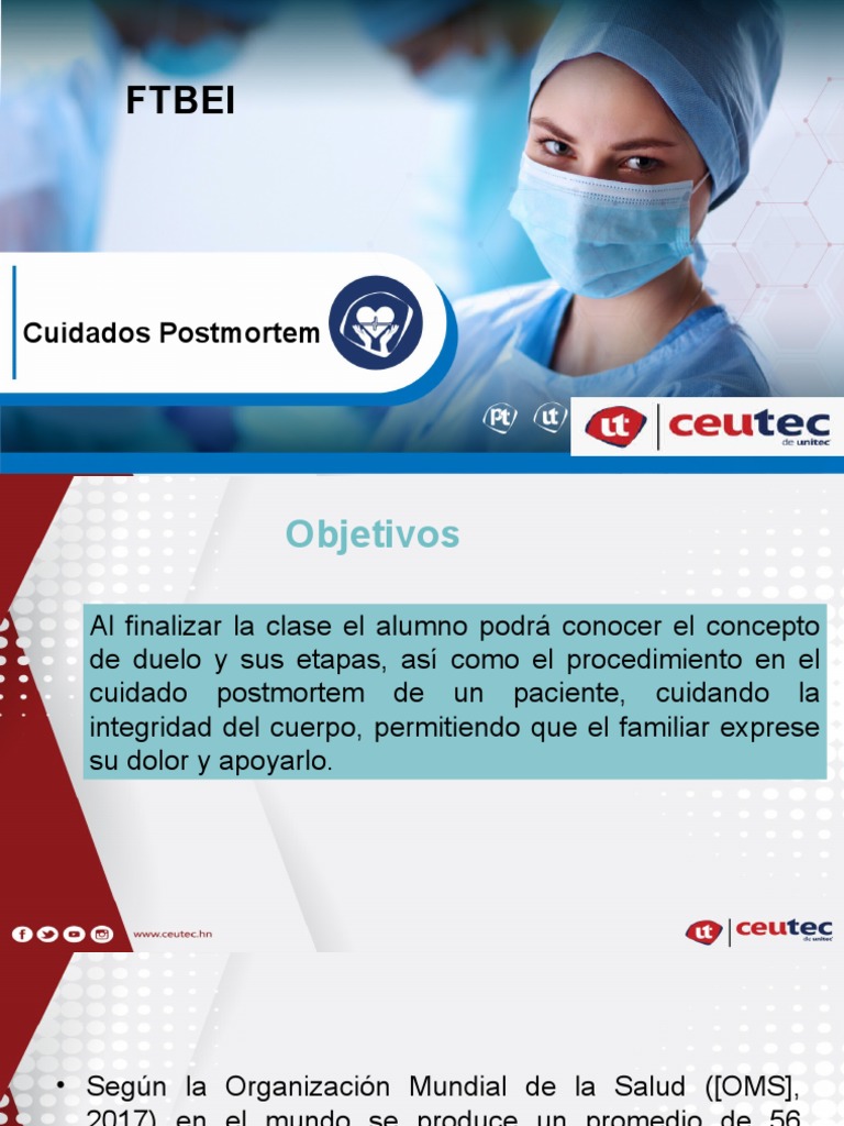 Presentación #16 Cuidado Postmortem | PDF | Dolor | Las emociones