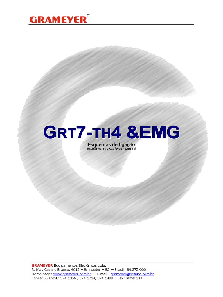 Ligação GRT7-TH4 & EMG Especial | PDF