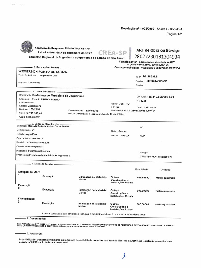 Modelo ART Complementar e Corresponsabilidade | PDF