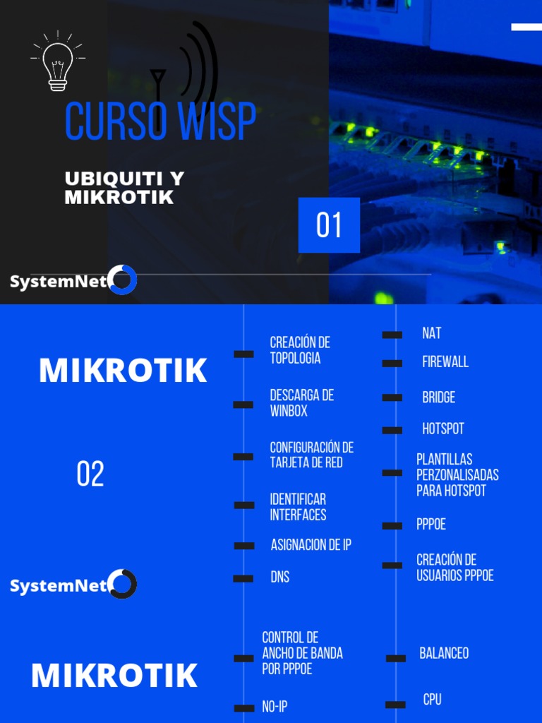 Curso Wisp | PDF | Protocolos de red | Ciencias de la Computación