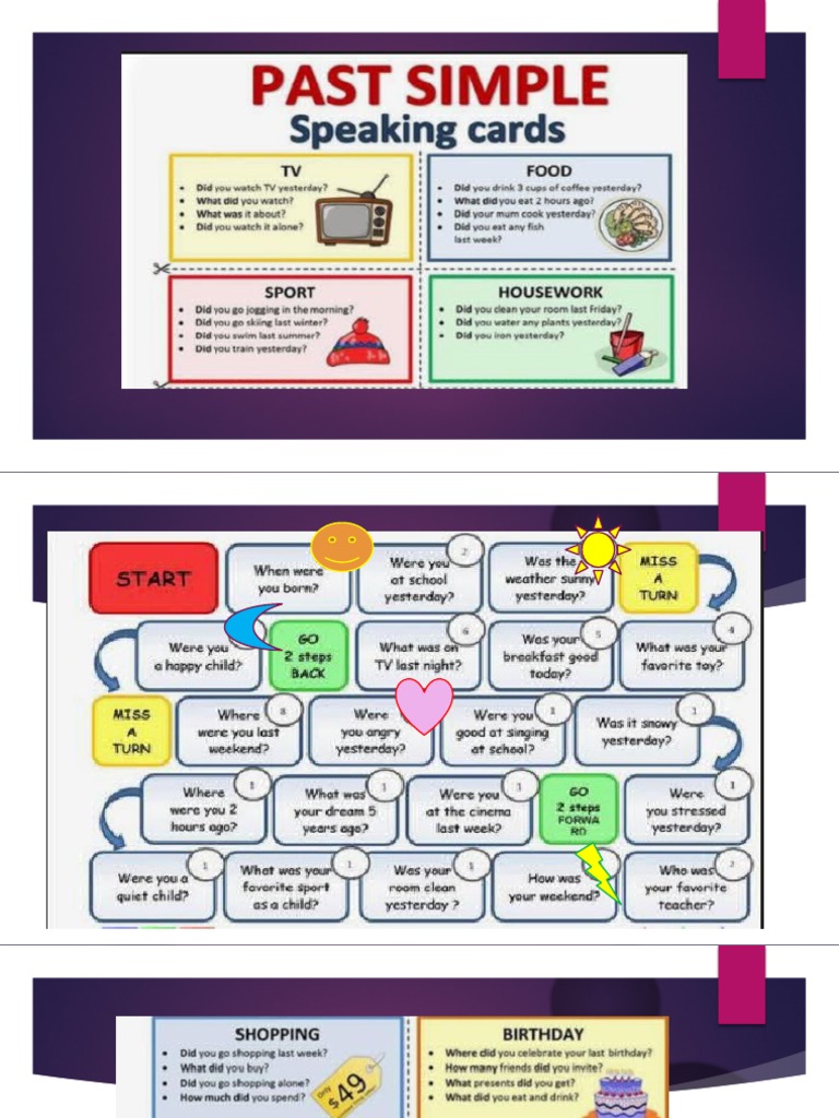 Past Simple Speaking | PDF