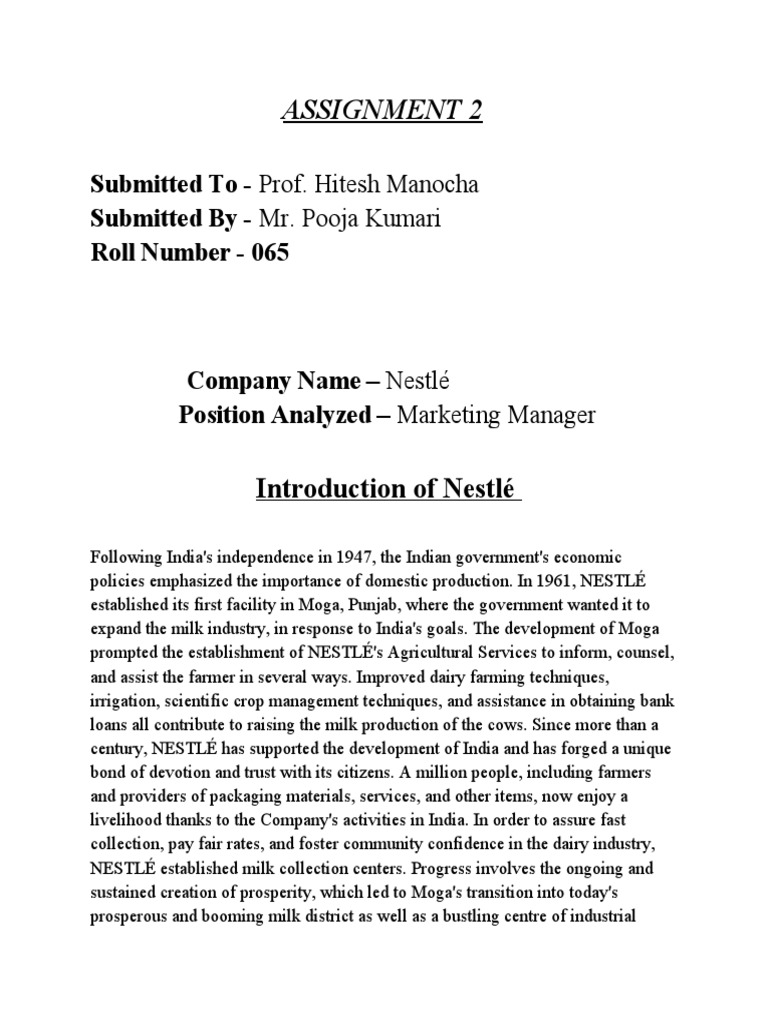 Hiring Process of Nestle | Download Free PDF | Nestlé | Employment