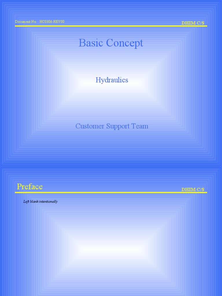 Hyd Basic Concept | PDF | Pump | Horsepower