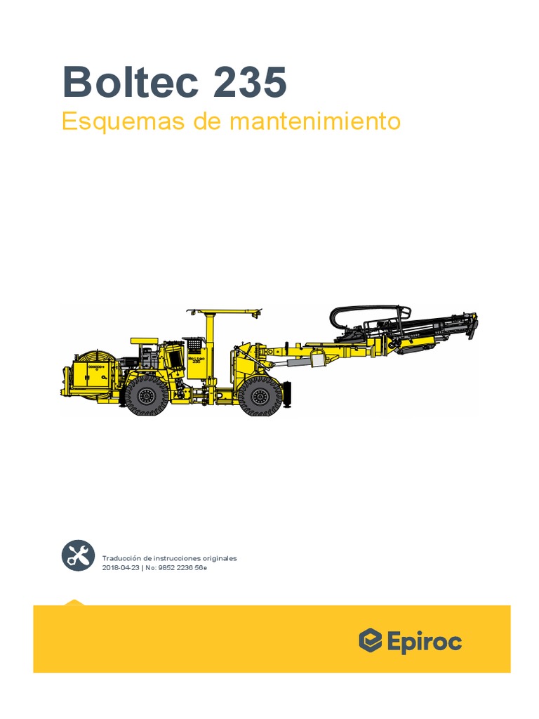 Maintenance Schedules Boltec 235 | PDF | Rodamiento (Mecánico) | Solenoide