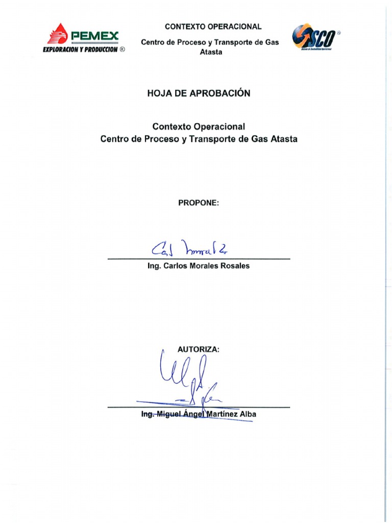 Contexto Operacional Atasta 2013 | PDF