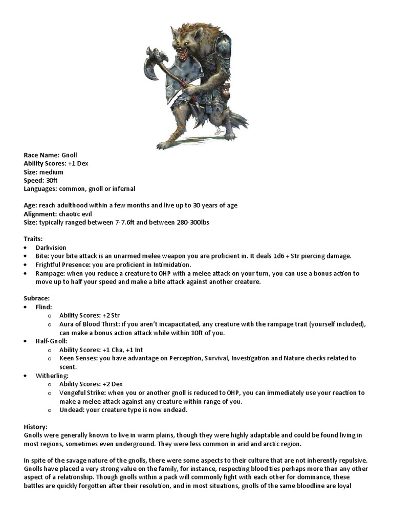 Gnoll | PDF