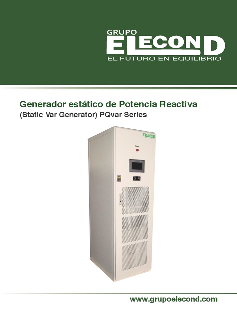 Catalogo-SVG ES Circutor | PDF | Energia electrica | Corriente eléctrica