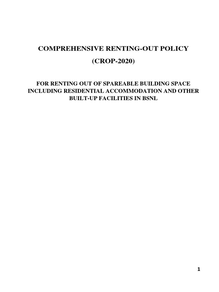 Crop 2020 | PDF | Lease | Leasehold Estate