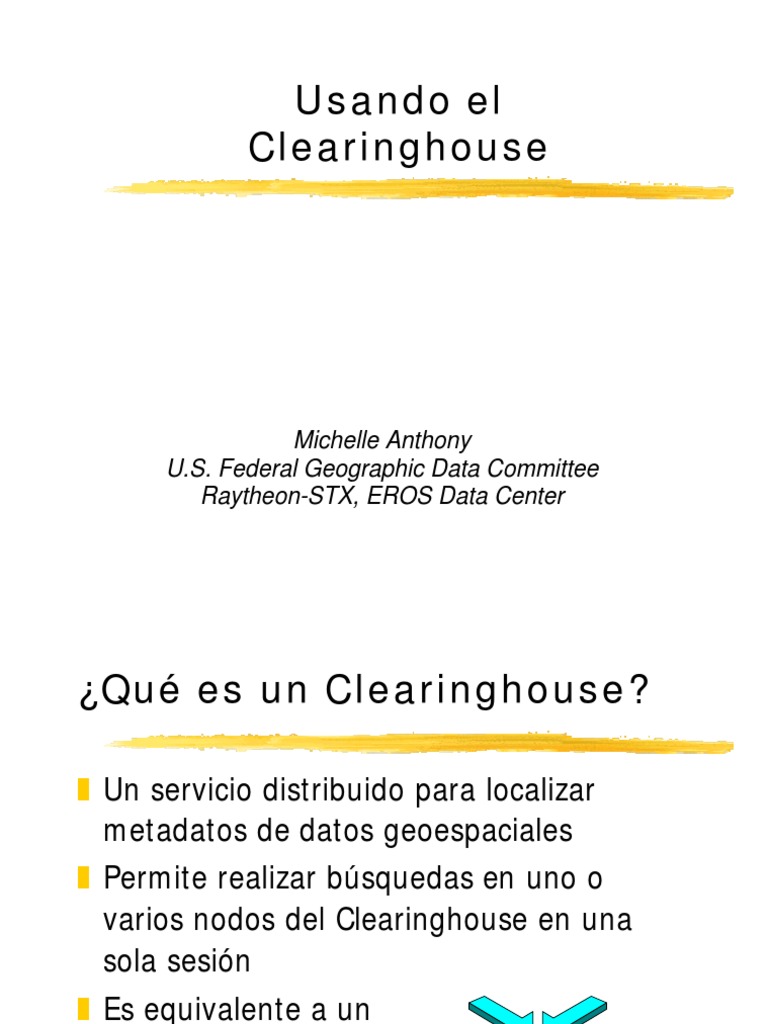Clearinghouse Introduccion | PDF | Red mundial | Internet y web