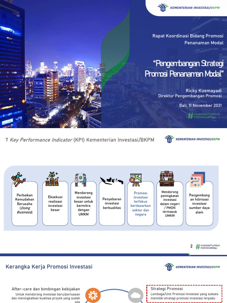 Bp. Ricky Kusmayadi - Bahan Rakor FPD Bidang Promosi - Add ATP and ASP | PDF