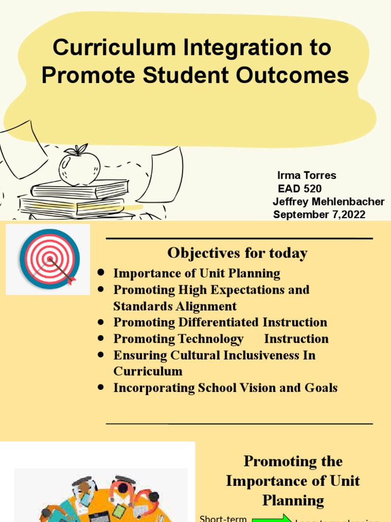 Curriculum Integration To Promote Student Outcomes | PDF ...