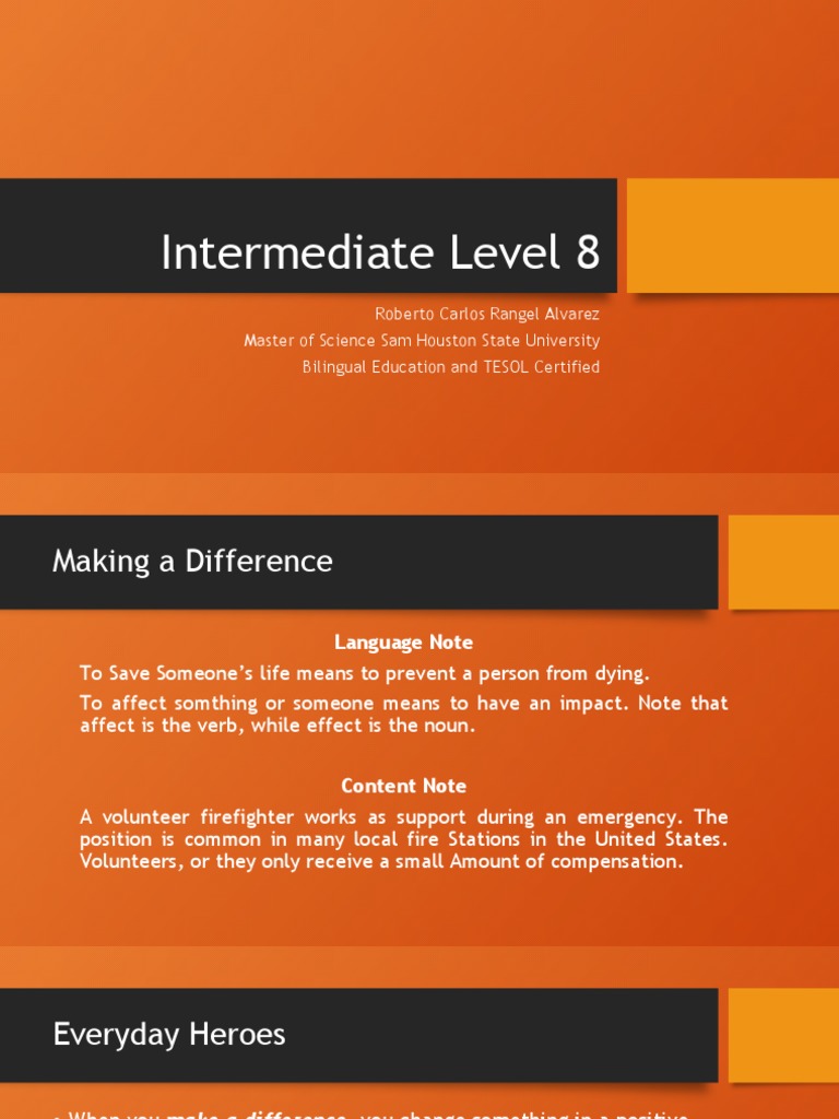 Level 8 Unit 1 Making A Difference | PDF | Cognitive Science | Linguistics