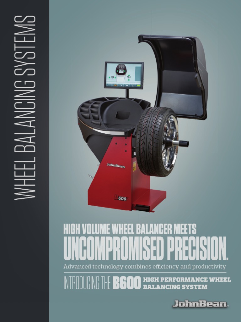 Balanceadora John Bean B600P | PDF | Touchscreen | Manufactured Goods