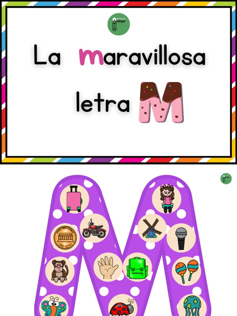 La-Maravillosa-letra-M Niños | PDF