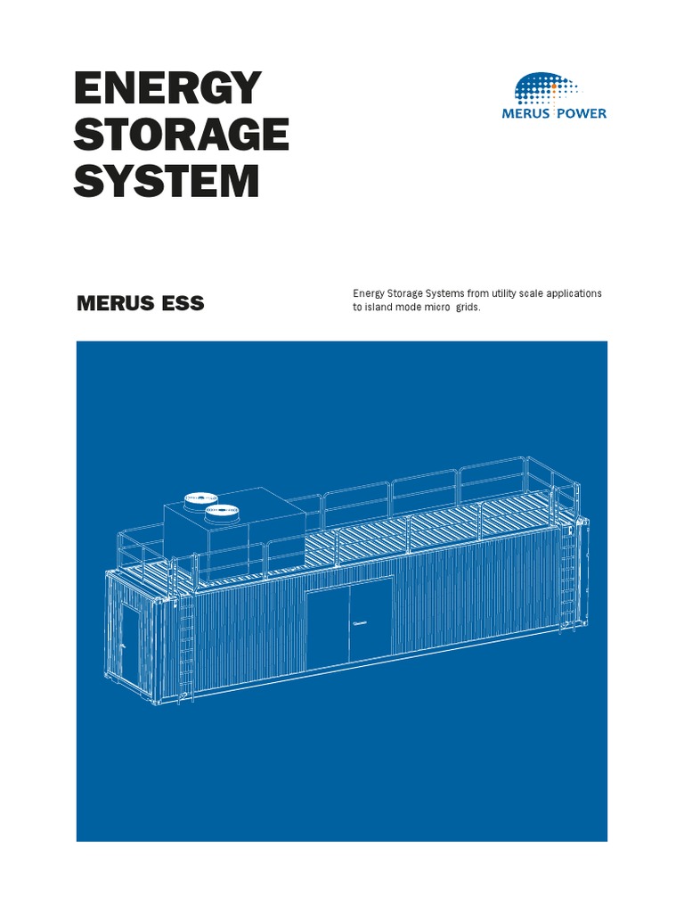 MP Brochure ESS EN | PDF | Distributed Generation | Electrical Grid