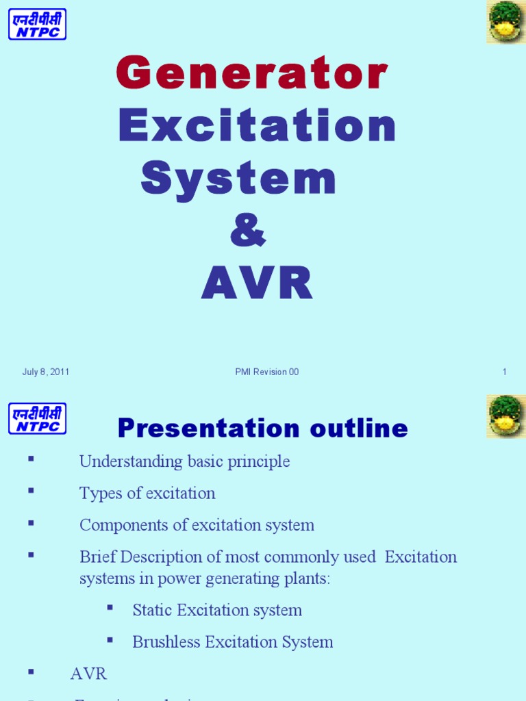 Excitation&Avr Et | PDF | Rectifier | Power (Physics)
