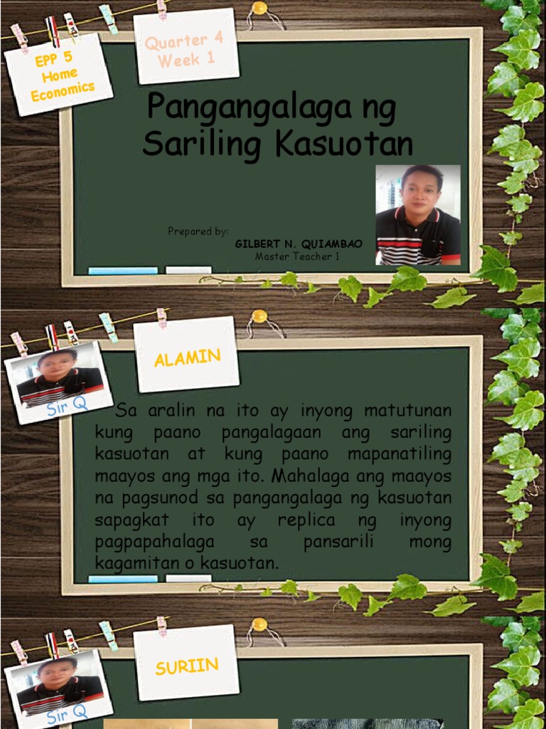 EPP5-4th-Quarter-Week-SIR Q | PDF