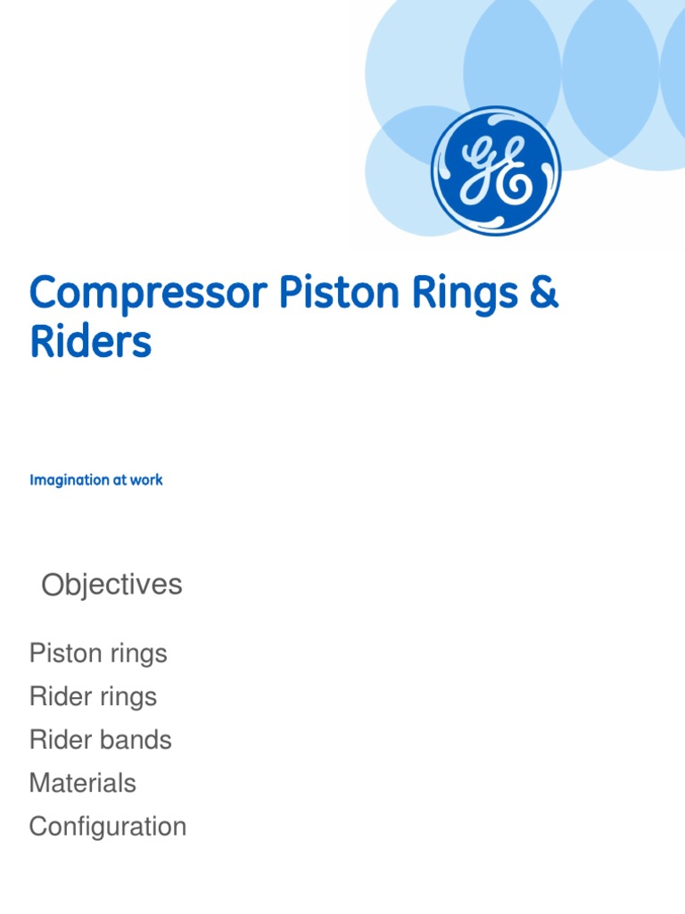 09-Compressor Piston Rings & Riders | PDF | Piston | Bearing (Mechanical)