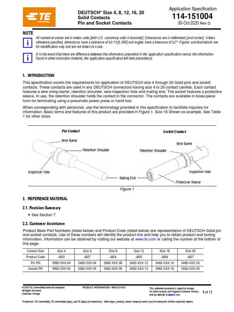 ENG - SS - 114-151004 - D 4awg | PDF | Electrical Connector | Wire